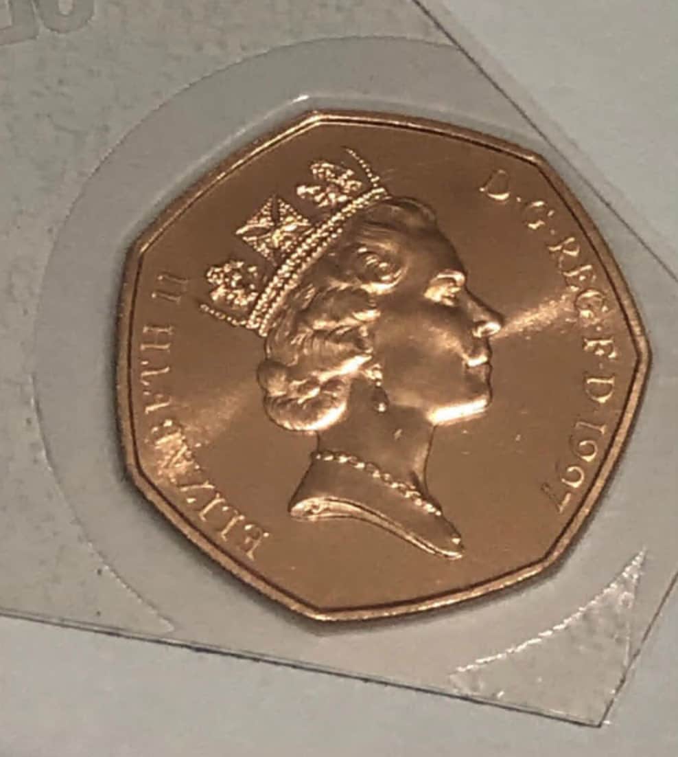 1997 50p Britannia Last Large Style Old Fifty Pence Coin Uncirculated ...