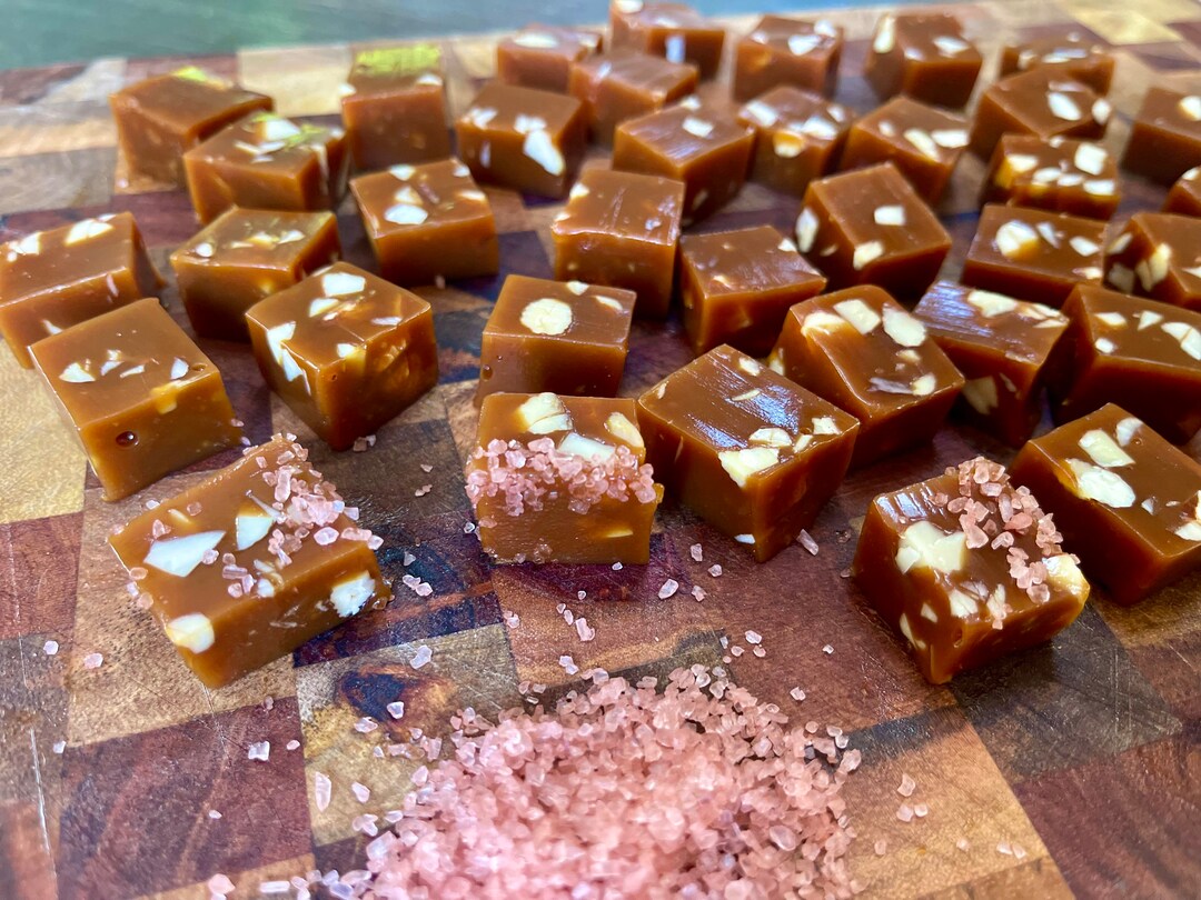 Handmade Fresh Roasted Almond Caramels Delicious Butter Cream With ...