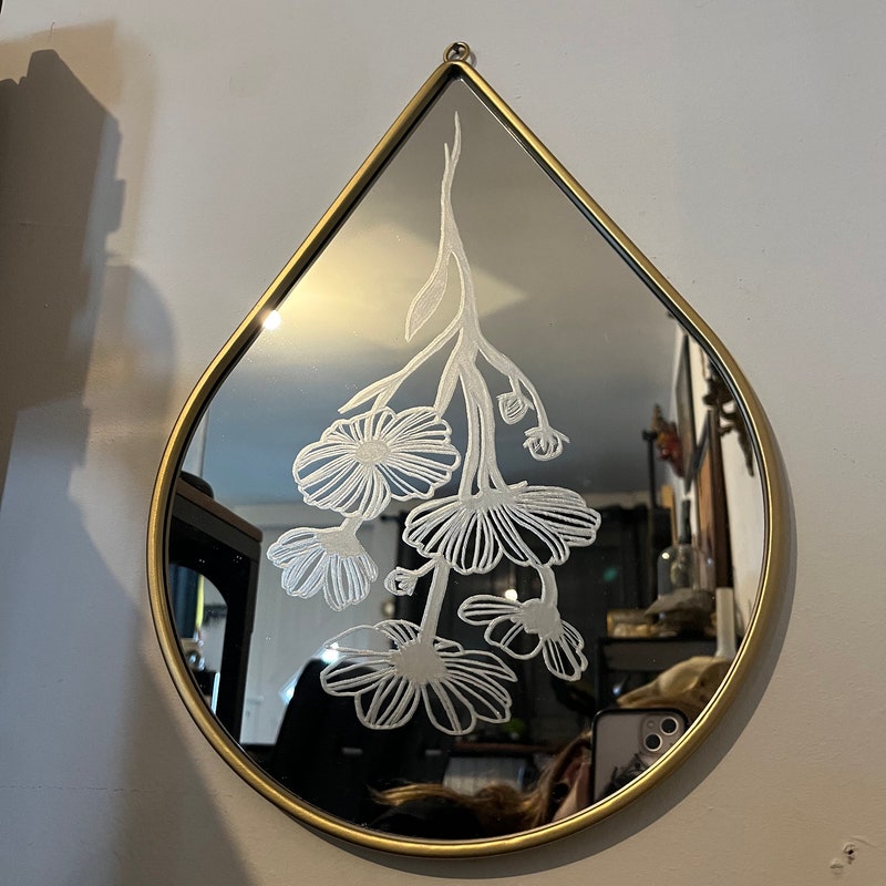 Engraved Wall Mirror - Etsy UK