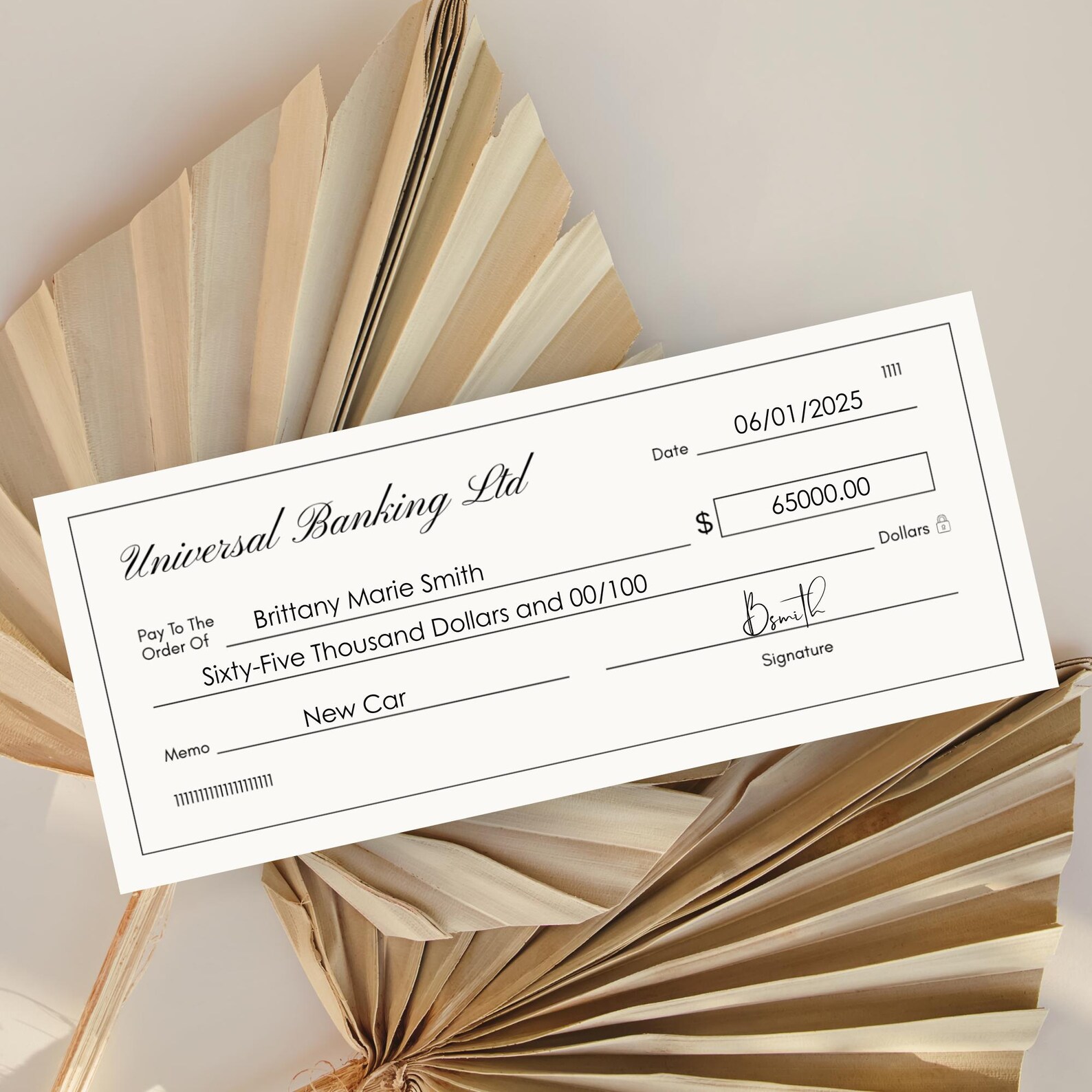 Printable Manifestation Checks | Printable Abundance Checks ...