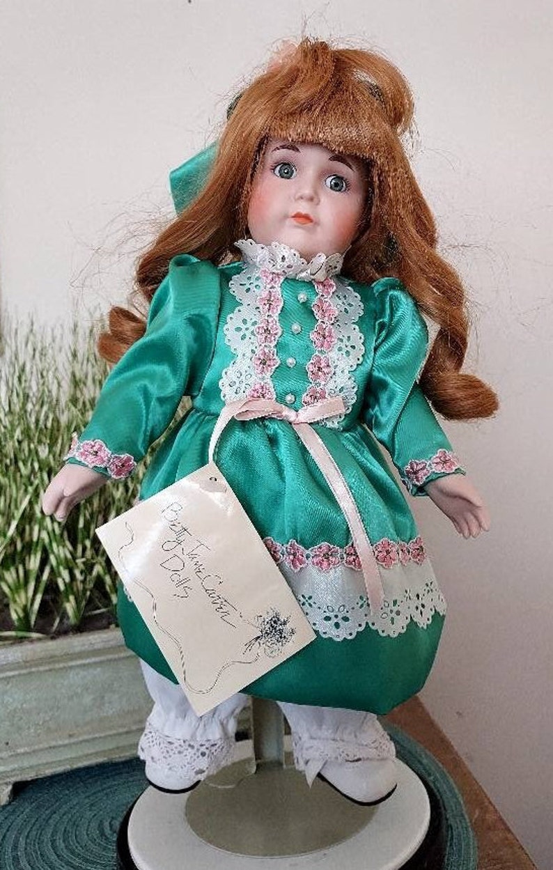 Vintage Betty Jane Carter Porcelain Doll, Collectible Doll, Betty Jane ...