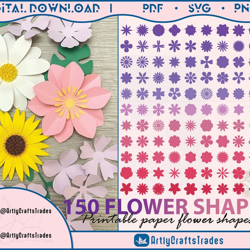 Flower Svg - Etsy