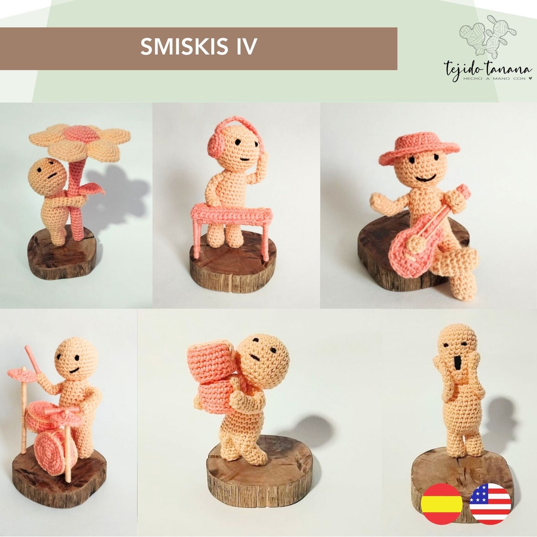 Smiskis Crochet Pattern IV | Smiskis | Smiski Amigurumi | Kawaii ...