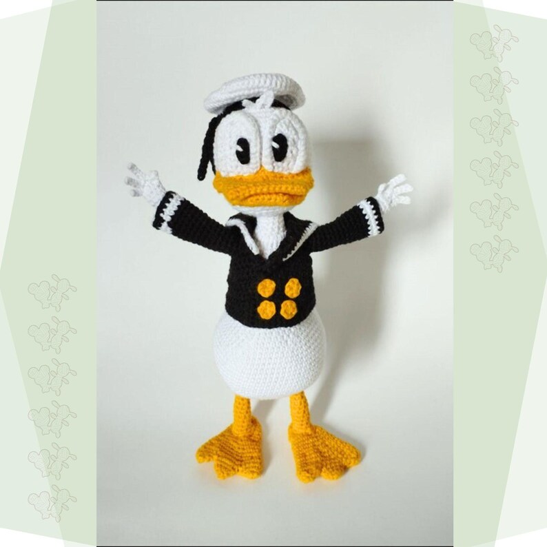 Amigurumi Donald and Daisy Duck | Crochet Pattern Donald and Daisy | SP ...