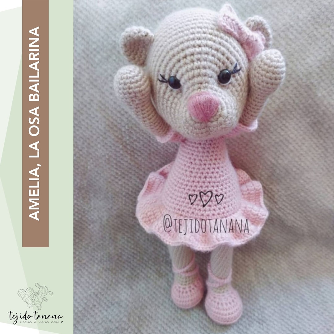 Amigurumi Crochet Amelia, the Dancing Bear Pattern | Crochet Pattern ...