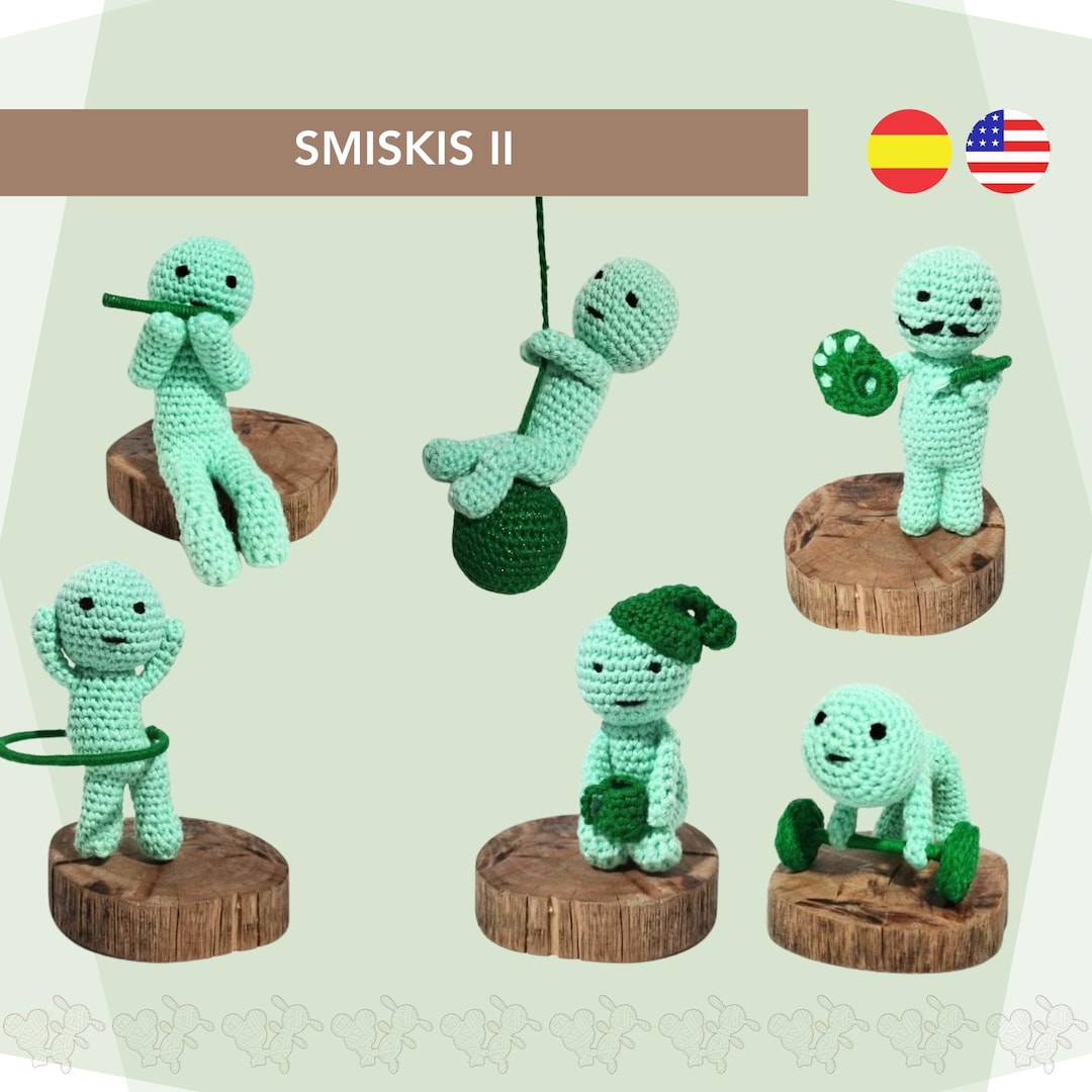Smiskis Crochet Pattern II | Smiskis | Smiski Amigurumi | Kawaii ...