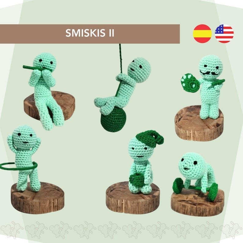 Smiskis Crochet Pattern II | Smiskis | Smiski Amigurumi | Kawaii ...