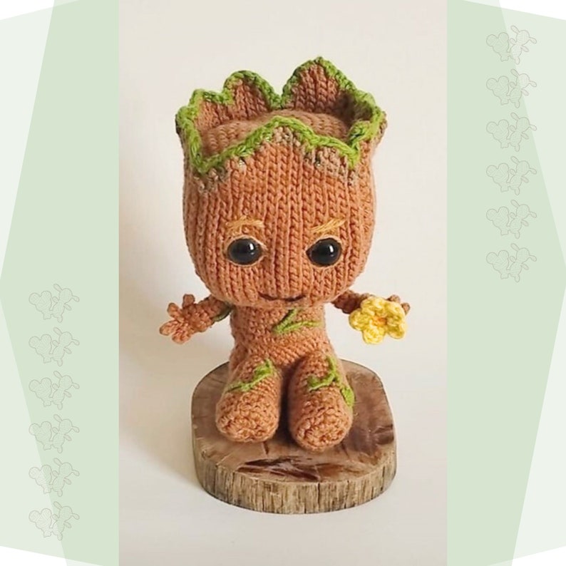 Amigurumi Groot Crochet Pattern Amigurumi I Am Groot Groot Amigurumi ...