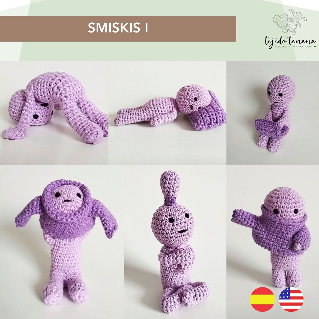 Smiskis Crochet Pattern I Smiskis Smiski Amigurumi Kawaii Crochet ...
