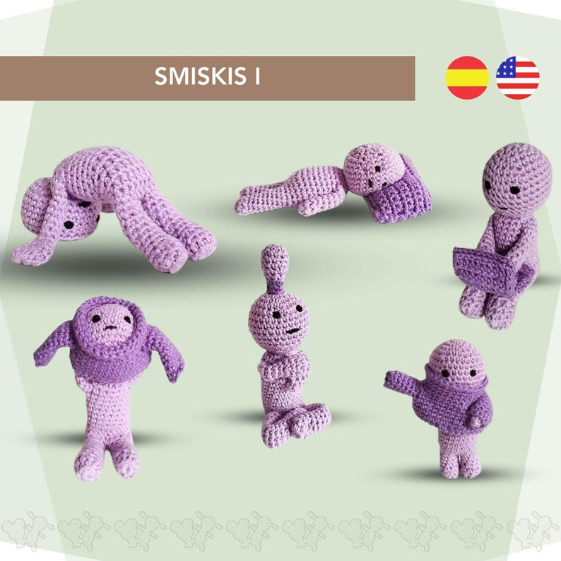 Smiskis Crochet Pattern I | Smiskis | Smiski Amigurumi | Kawaii Crochet ...