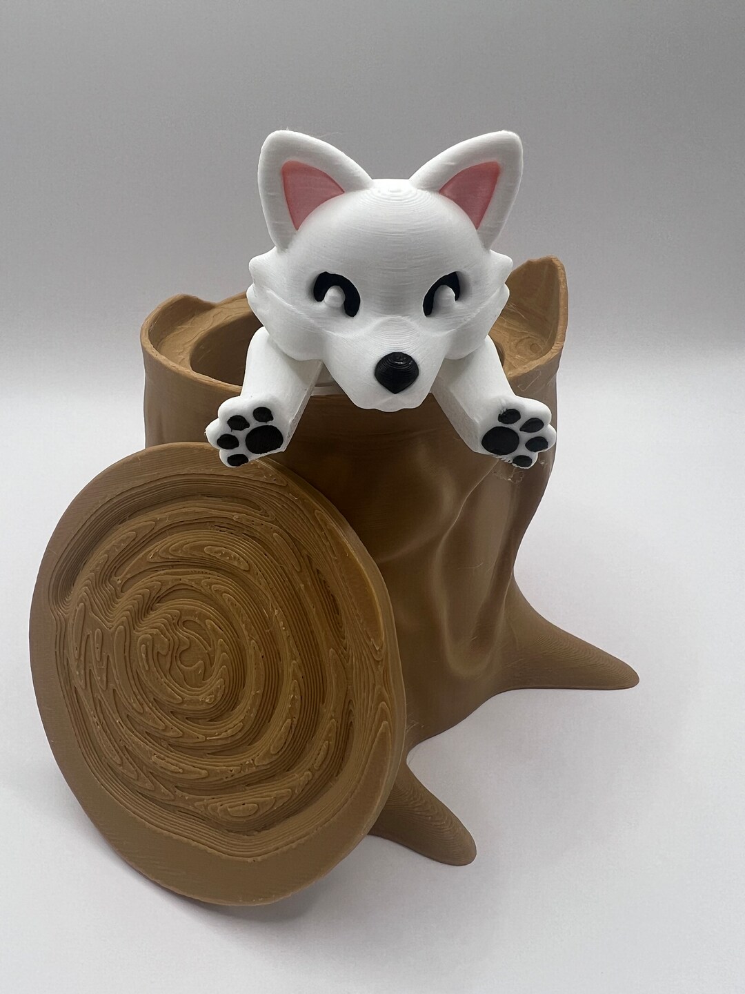 Articulating Fox With Stump - Etsy