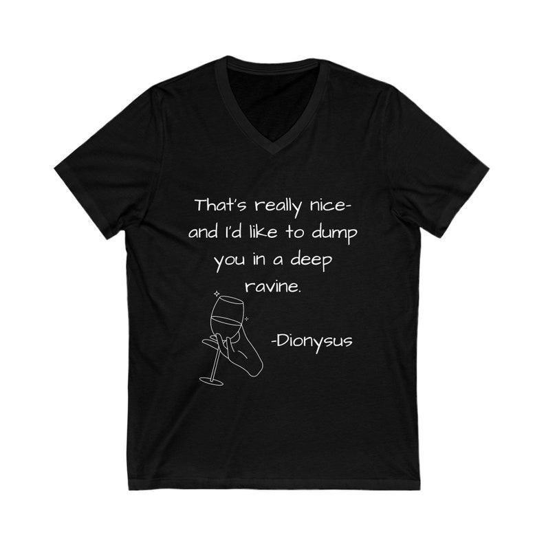 Greek Mythology Funny Dionysus Quote Unisex Heavy Cotton Tee - Etsy