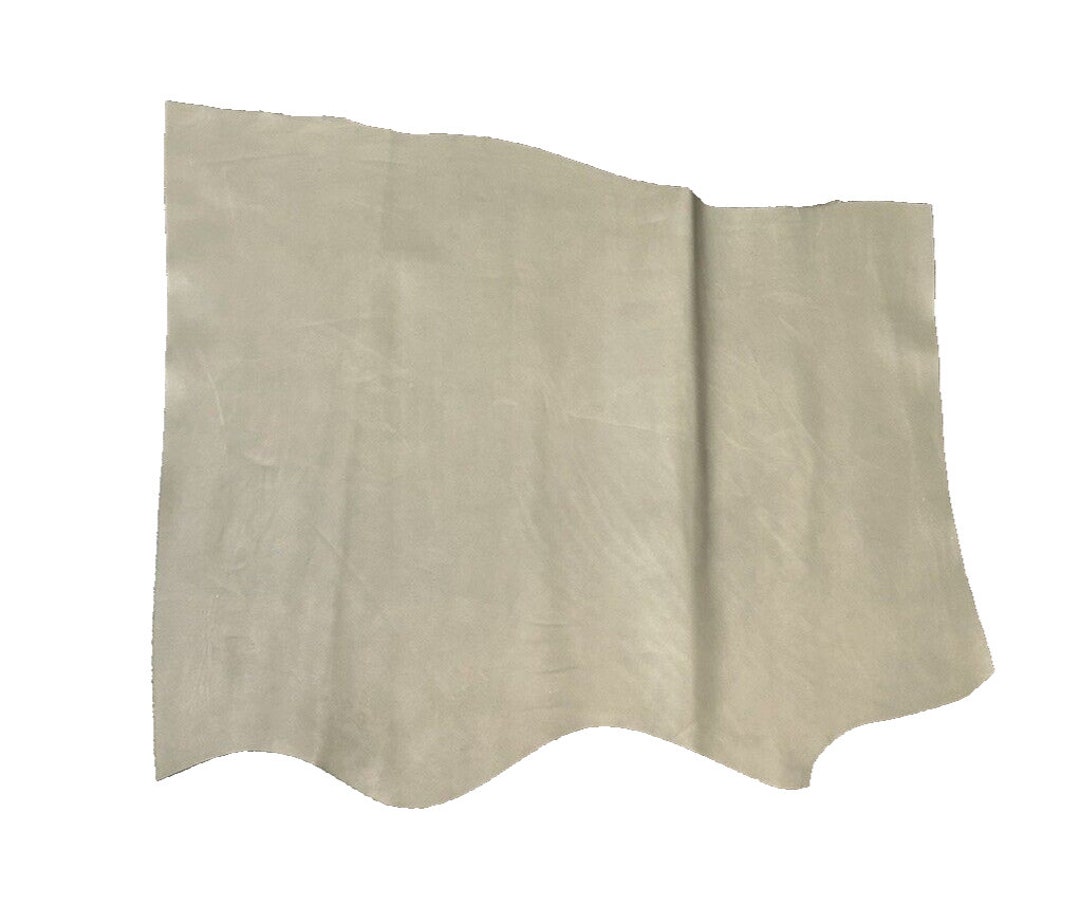 3.5 Sq. Ft Olive Semi Aniline Cow Lining Skin Workshop Crafting 2.5 Oz ...