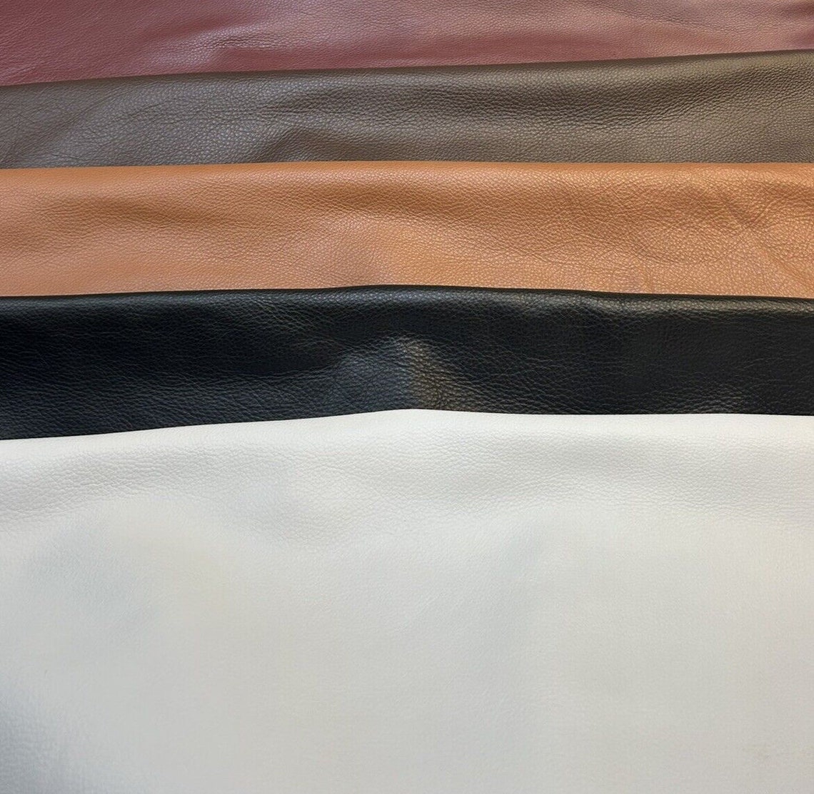 Dark Brown Tumbled Leather Hide – Soft 2.5oz Aniline Cowhide for Bags ...