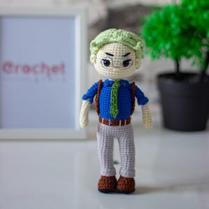 Nanami Crochet Pattern – Jujutsu Kaisen Inspired Amigurumi - Etsy