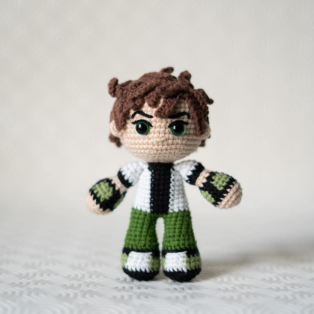 Ben 10 Amigurumi Crochet Pattern: 11cm Doll (PDF Digital Pattern) - Etsy