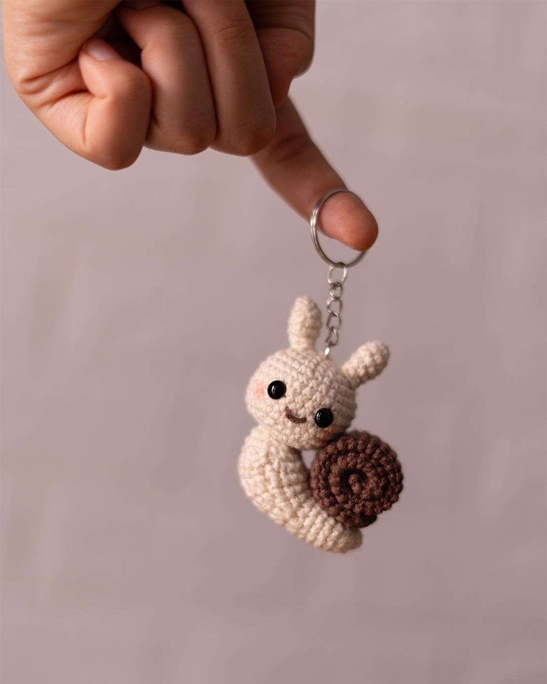 Crochet Snail Keychain Pattern PDF – Amigurumi Beginner Pattern – Cute ...