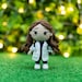 Cute Doctor Girl Crochet Pattern PDF – Nurse Amigurumi Keychain ...