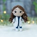 Cute Doctor Girl Crochet Pattern PDF – Nurse Amigurumi Keychain ...