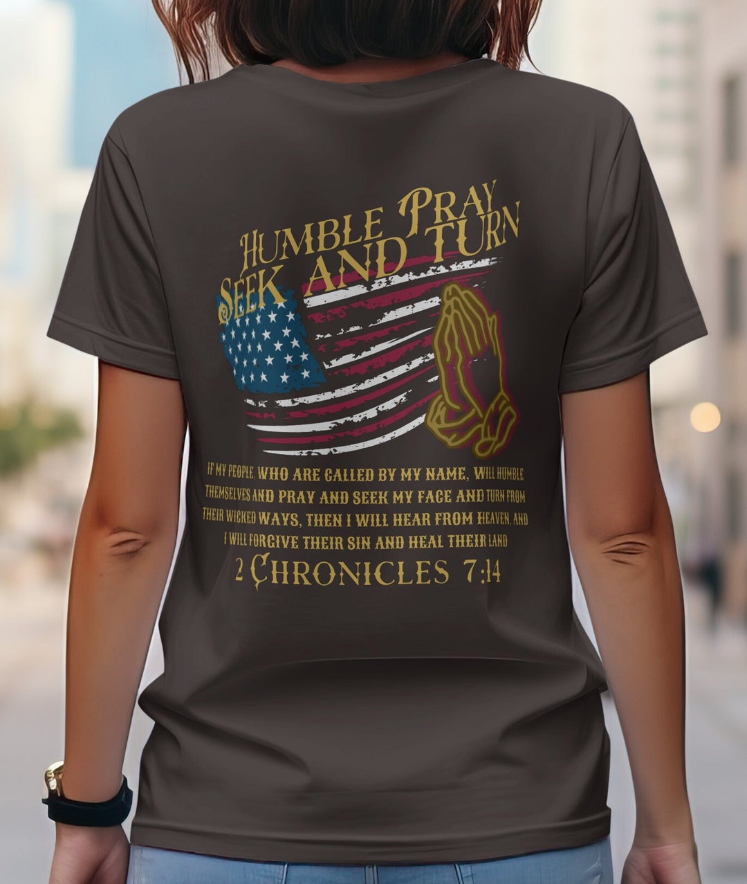 2 Chronicles 7:14 T Shirt Christian T-shirts Faith-based Apparel ...