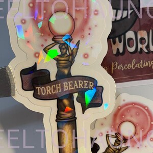 Alan Wake 2 Inspired Angel Lamp Torch Bearer Vinyl Sticker - Etsy