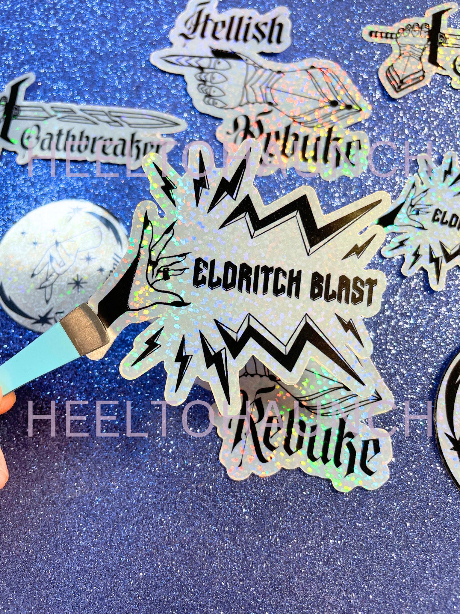 Eldritch Blast DND Baldurs Gate 3 Inspired Vinyl Sticker - Etsy