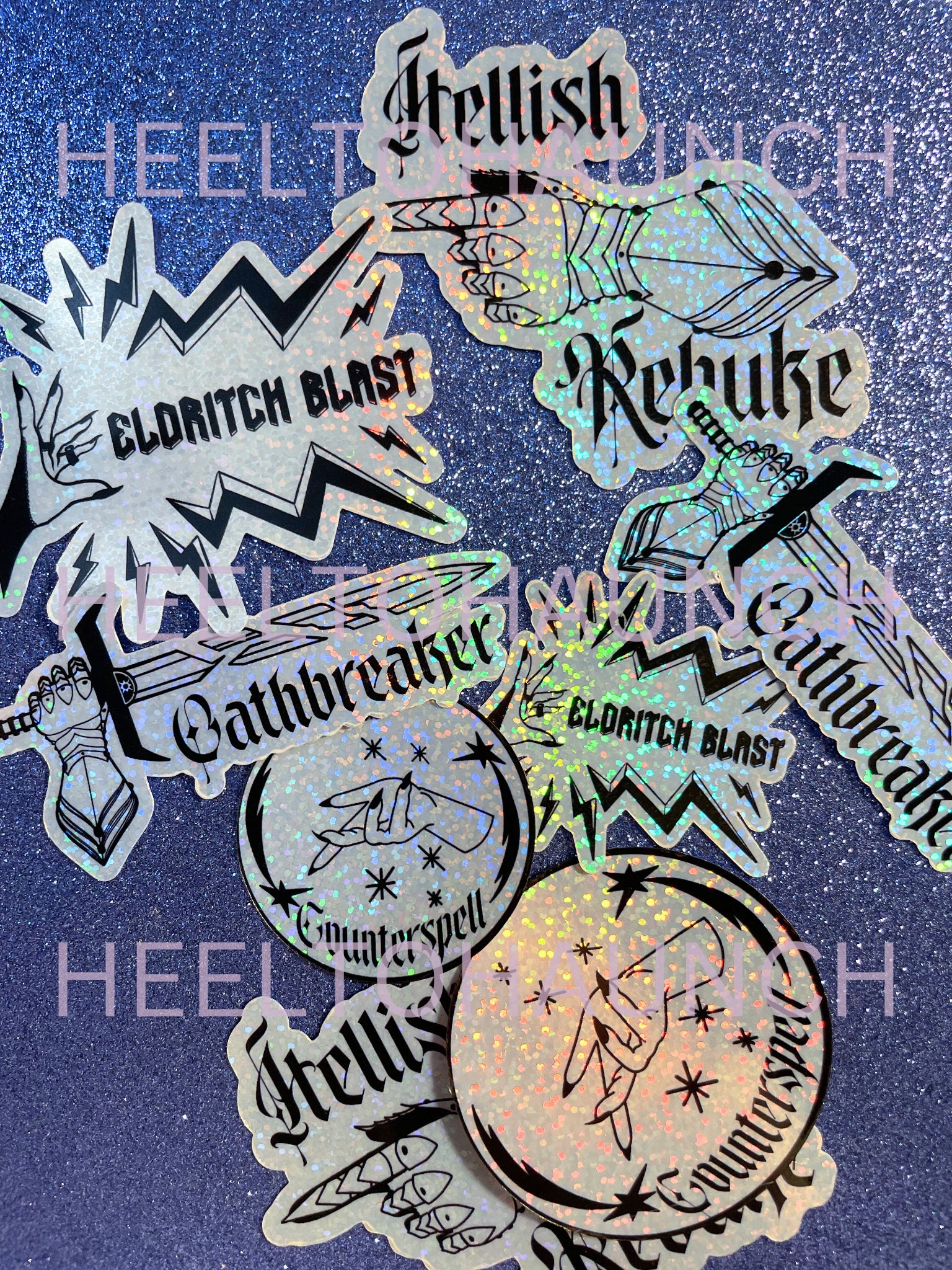 Eldritch Blast DND Baldurs Gate 3 Inspired Vinyl Sticker - Etsy