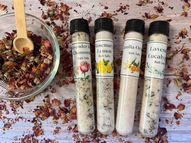 Bath Salts DYI Printable Labels and Recipe Cards to Use With Essential ...