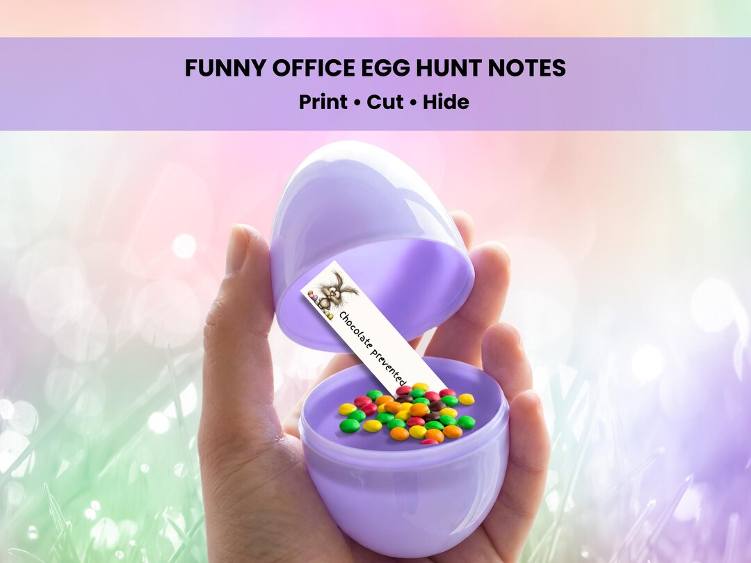 Funny Office Easter Egg Hunt Printable, Workplace Easter Activity ...