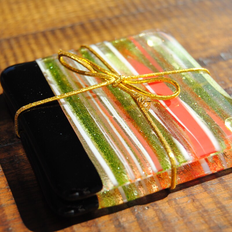 Fused Glass Coaster - Etsy