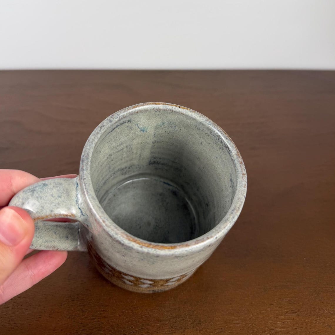 Handmade Quilted Texture Ceramic Mug in Soft Blue, Wheel Thrown ...
