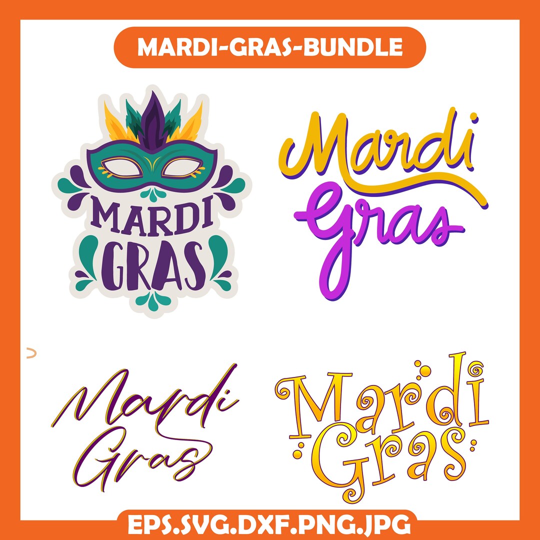 Mardi Gras Bundle Mardi Gras PNG File Mardi Gras Mug Svg Mardi Gras Cut ...