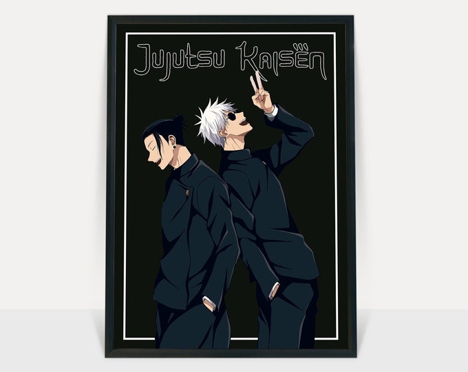 GOJO Anime Posters - Etsy