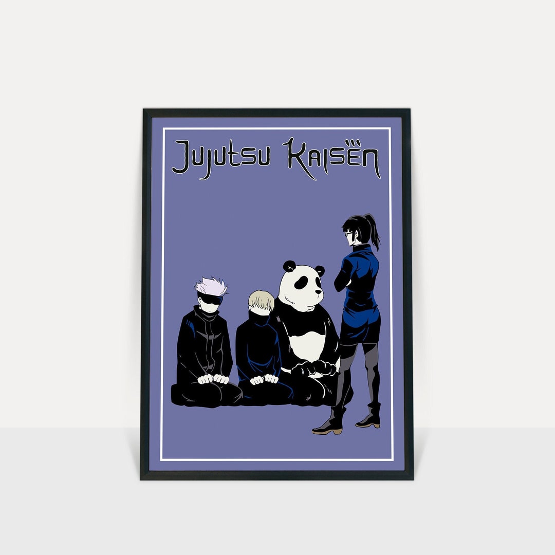 Jujutsu Kaisen Poster/ Anime Wall Print/manga Art/anime Poster/satoru ...