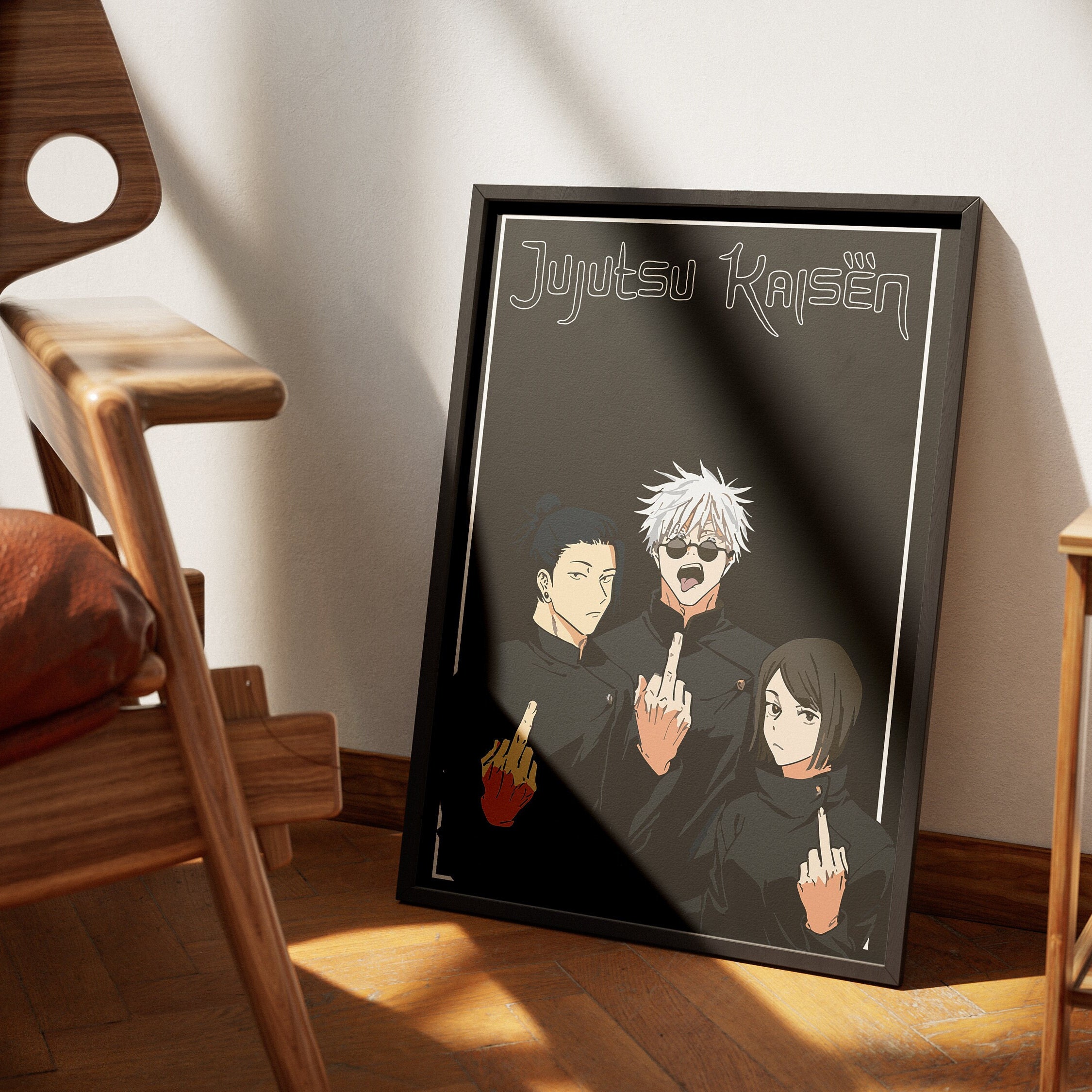 Jujutsu Kaisen Poster/ Anime Wall Print/manga Art/anime Poster/satoru ...