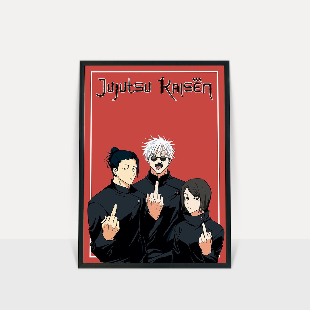 Jujutsu Kaisen Poster/ Anime Wall Print/manga Art/anime Poster/satoru ...