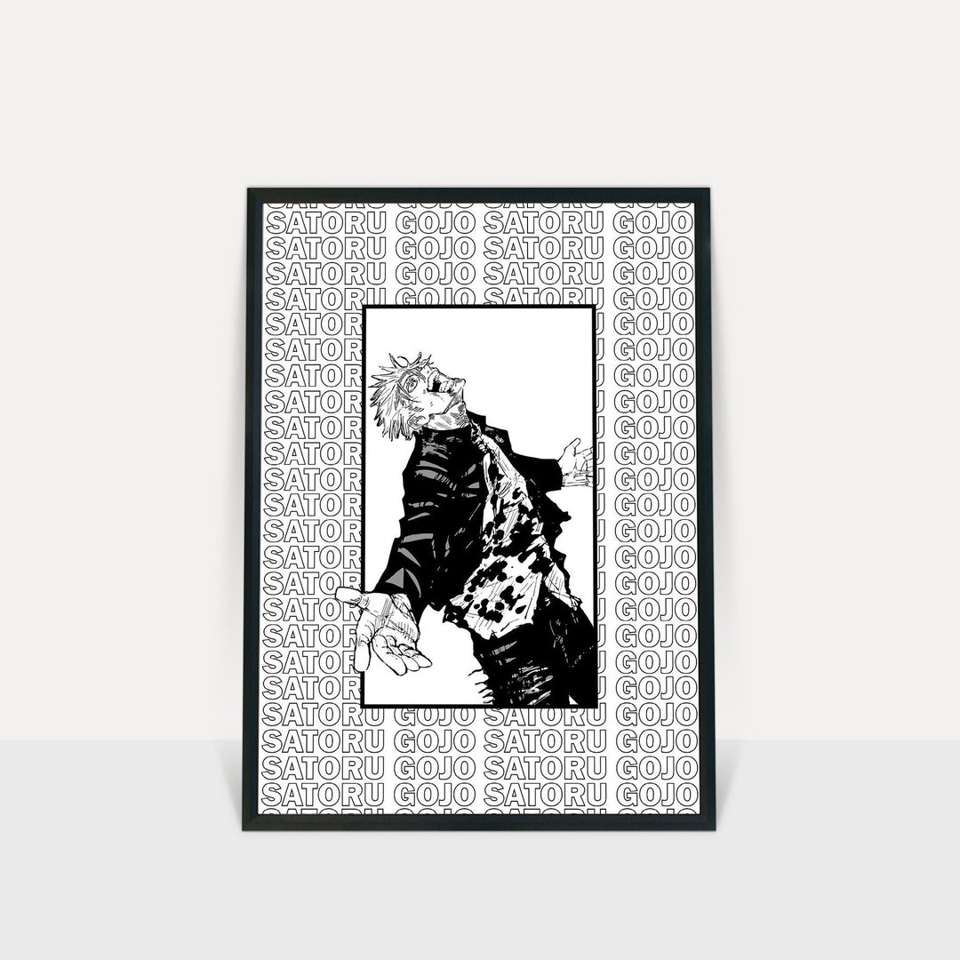 Jujutsu Kaisen Poster/ Anime Wall Print/manga Art/anime Poster/satoru ...