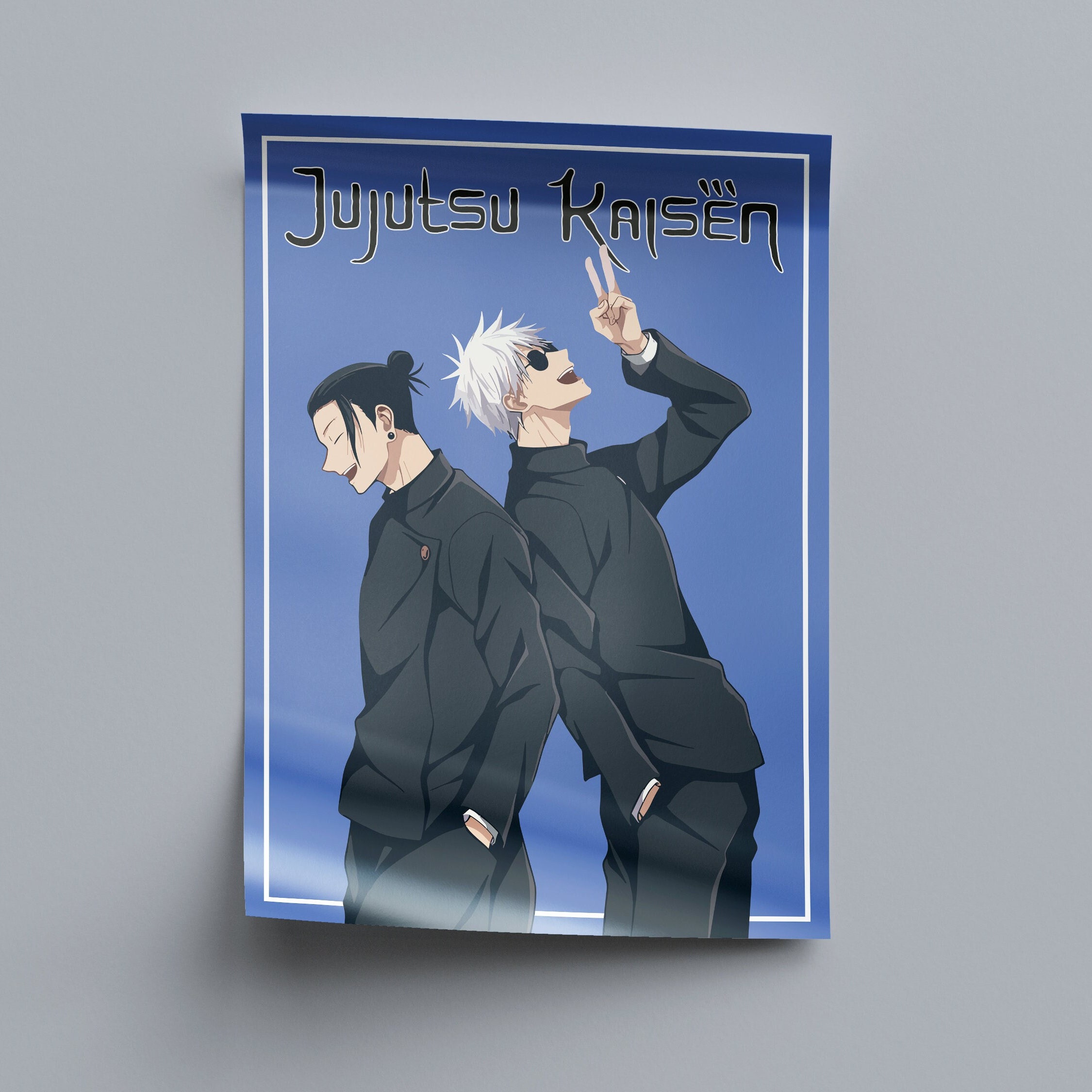 Jujutsu Kaisen Poster/ Anime Wall Print/manga Art/anime Poster/satoru ...