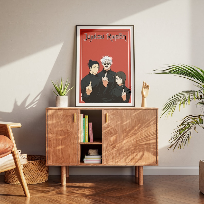 Jujutsu Kaisen poster/ anime wall print/manga art/anime poster/Satoru ...