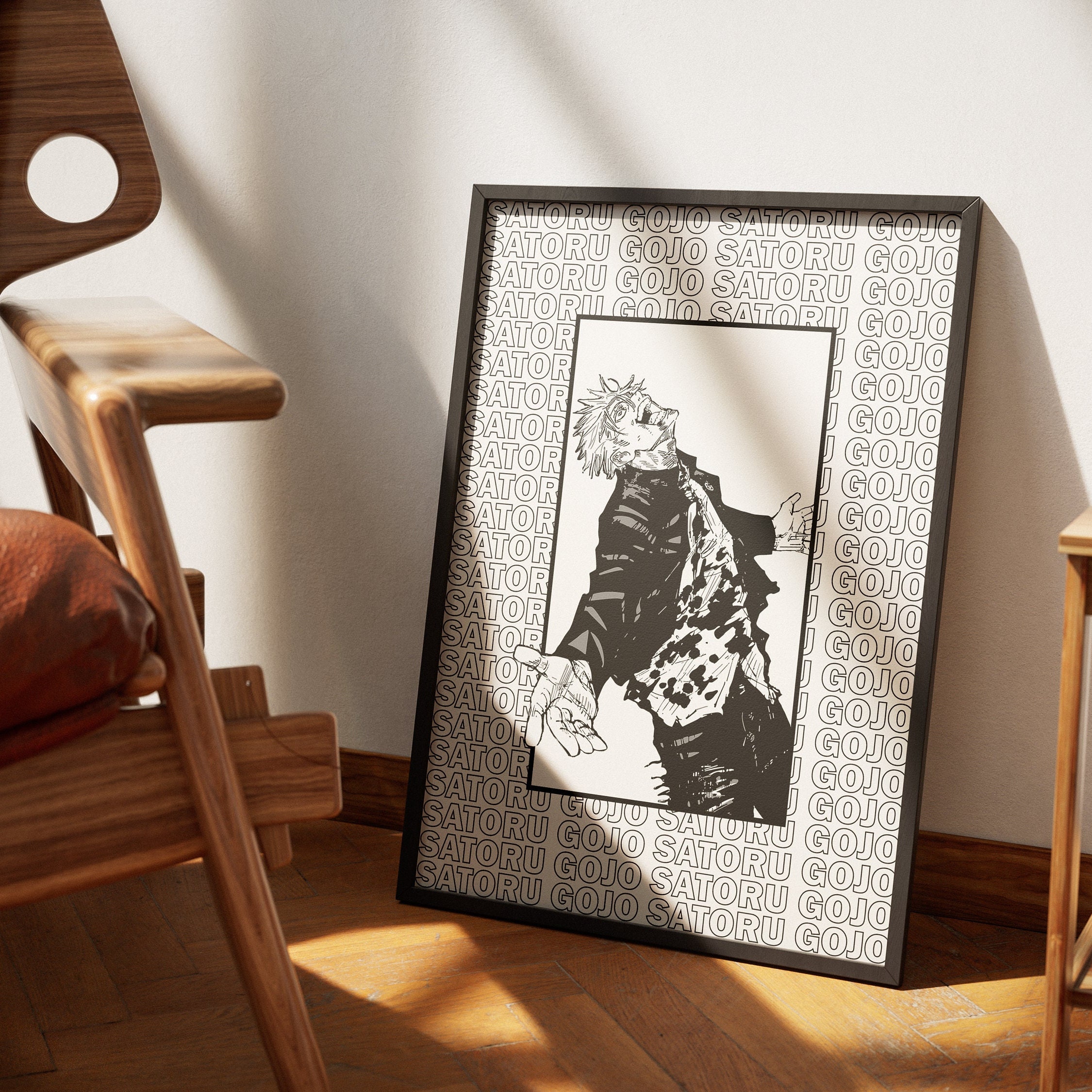 Jujutsu Kaisen Poster/ Anime Wall Print/manga Art/anime Poster/satoru ...