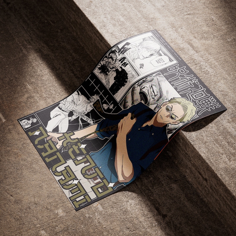 Kento Nanami Jujutsu Kaisen Poster/ Anime Wall Print/manga Print/anime ...
