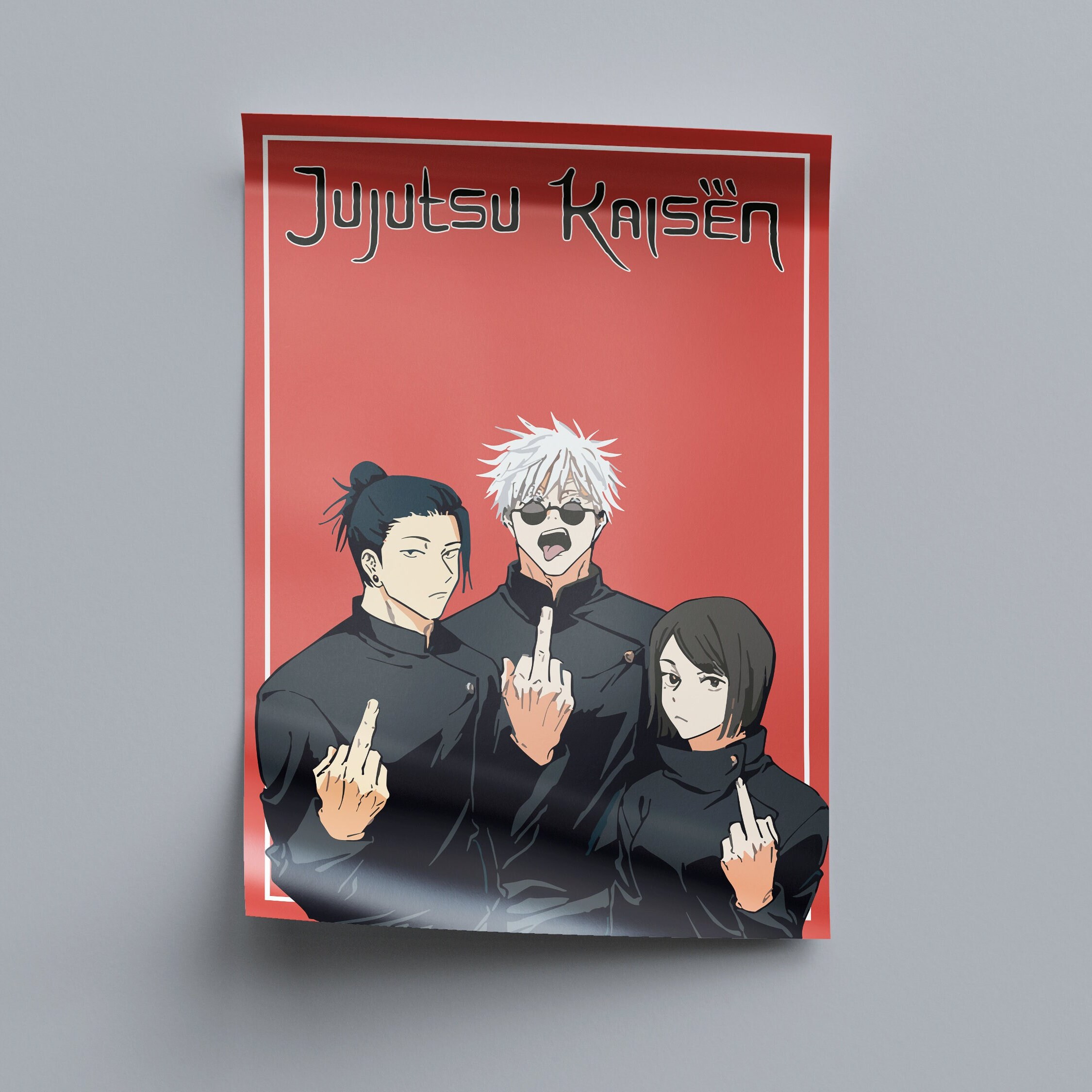 Jujutsu Kaisen Poster/ Anime Wall Print/manga Art/anime Poster/satoru ...