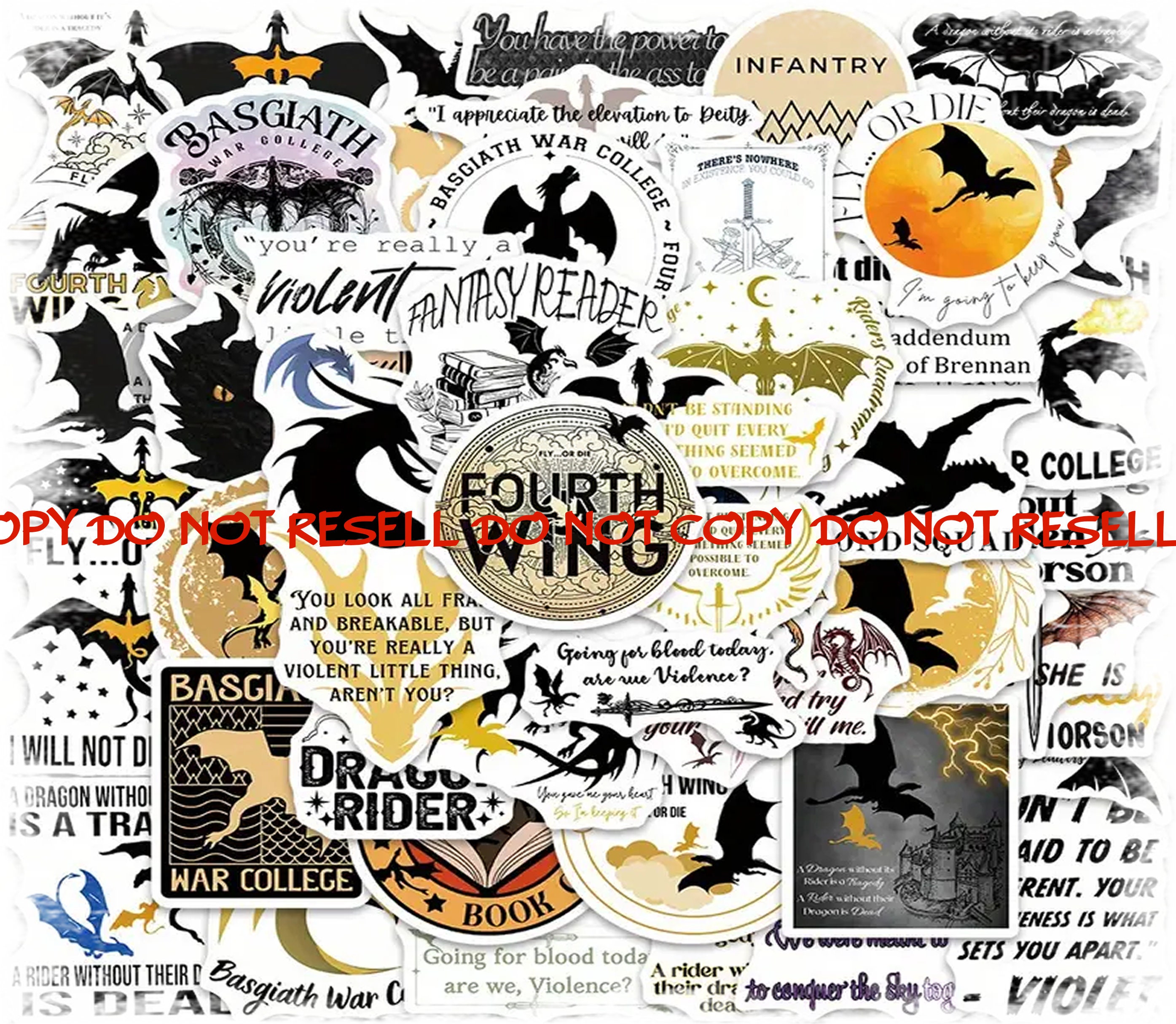 Fourth Wing Sticker-like Wrap - Etsy