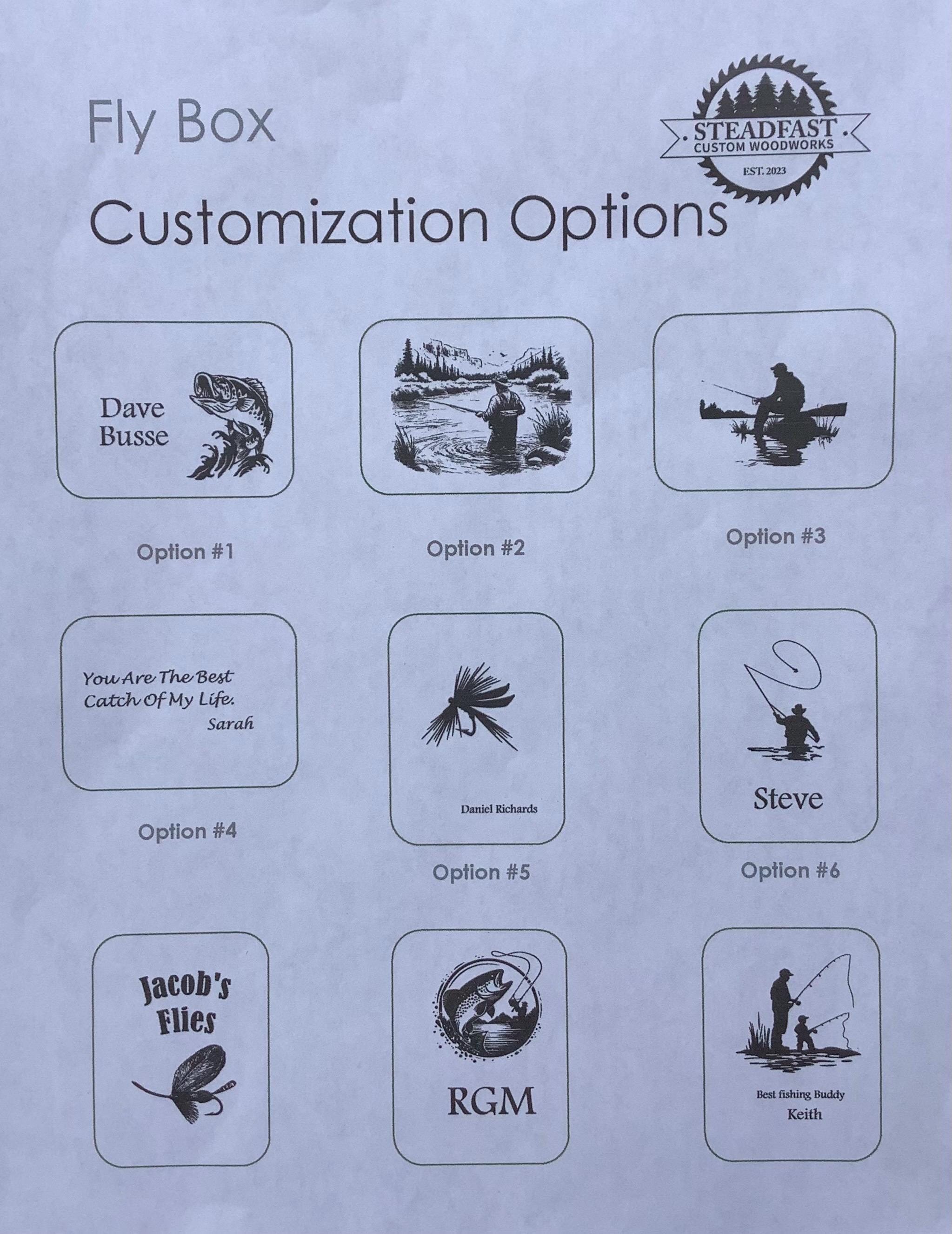 Custom Engraved Fly Box - Etsy