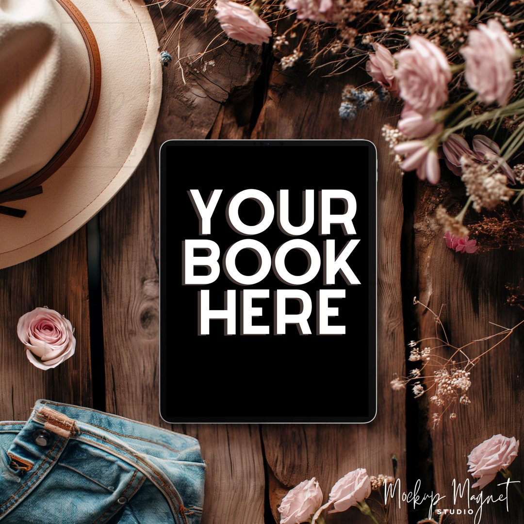 Western Vibes Ebook Mockup | Romance Bookstagram Template | Cowgirl ...