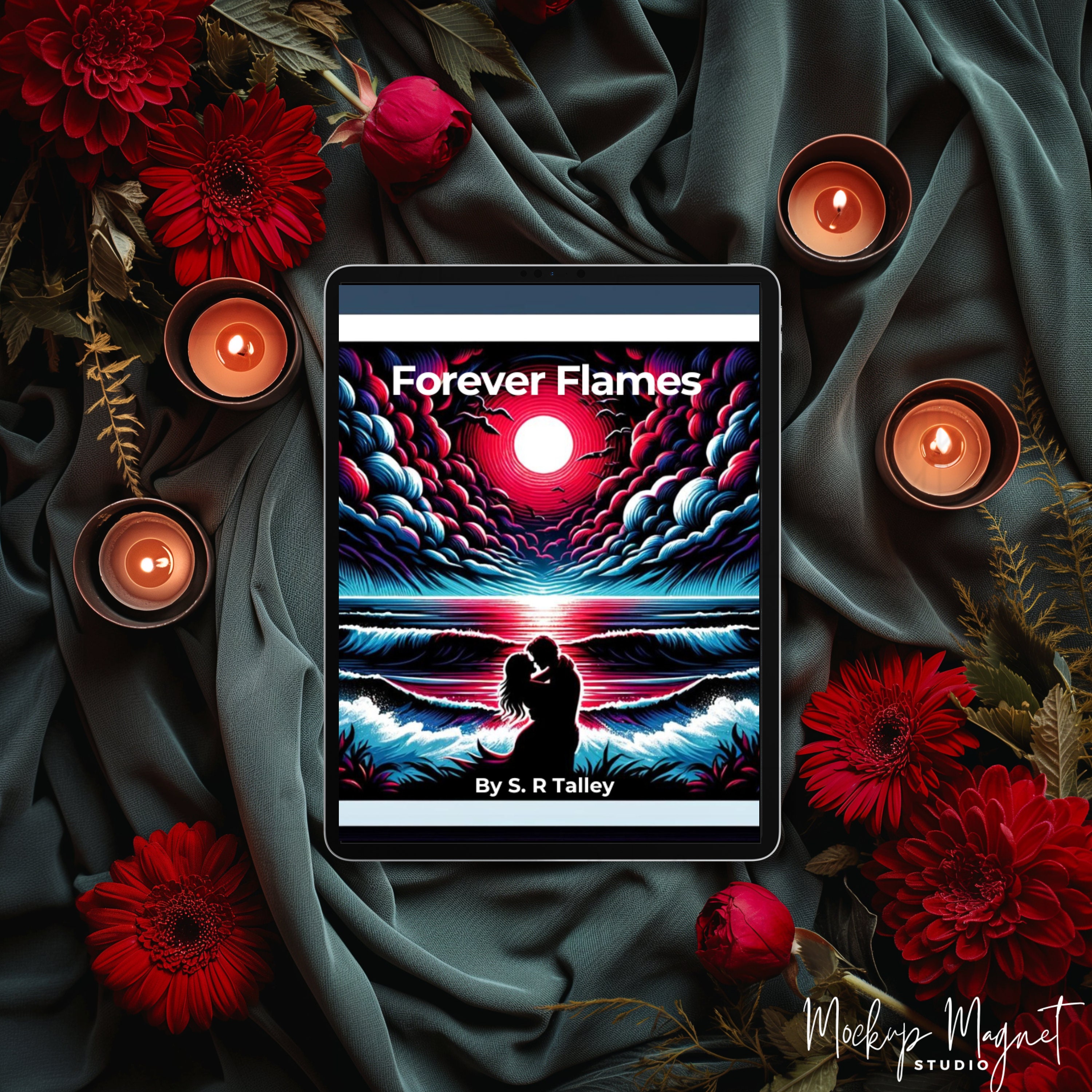 Black and Red Romance Ebook Mockup Social Media Post Bookstagram ...