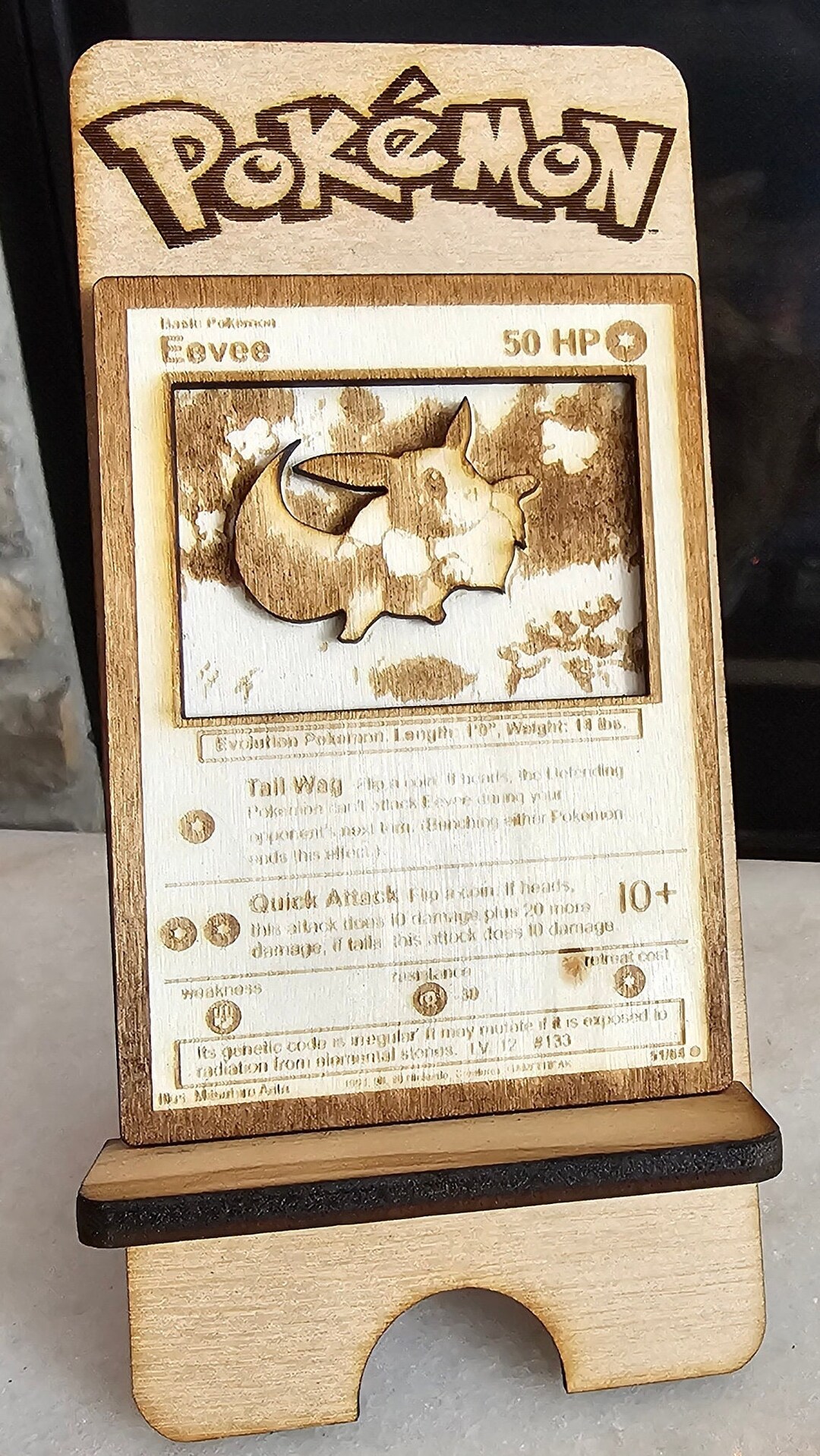 3D Wooden Poke Cards - Etsy