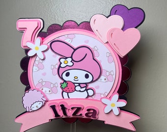 My Melody Dream Cake Topper Kawaii Sanrio Decoration Hello Kitty ...