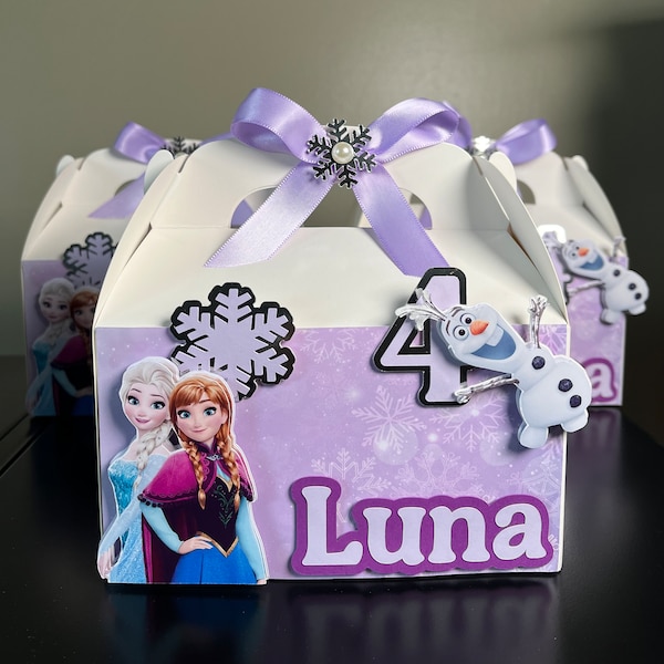 Frozen Favor Boxes - Etsy