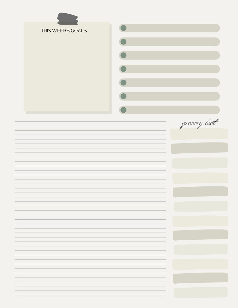 2024 Printable Planner - Etsy